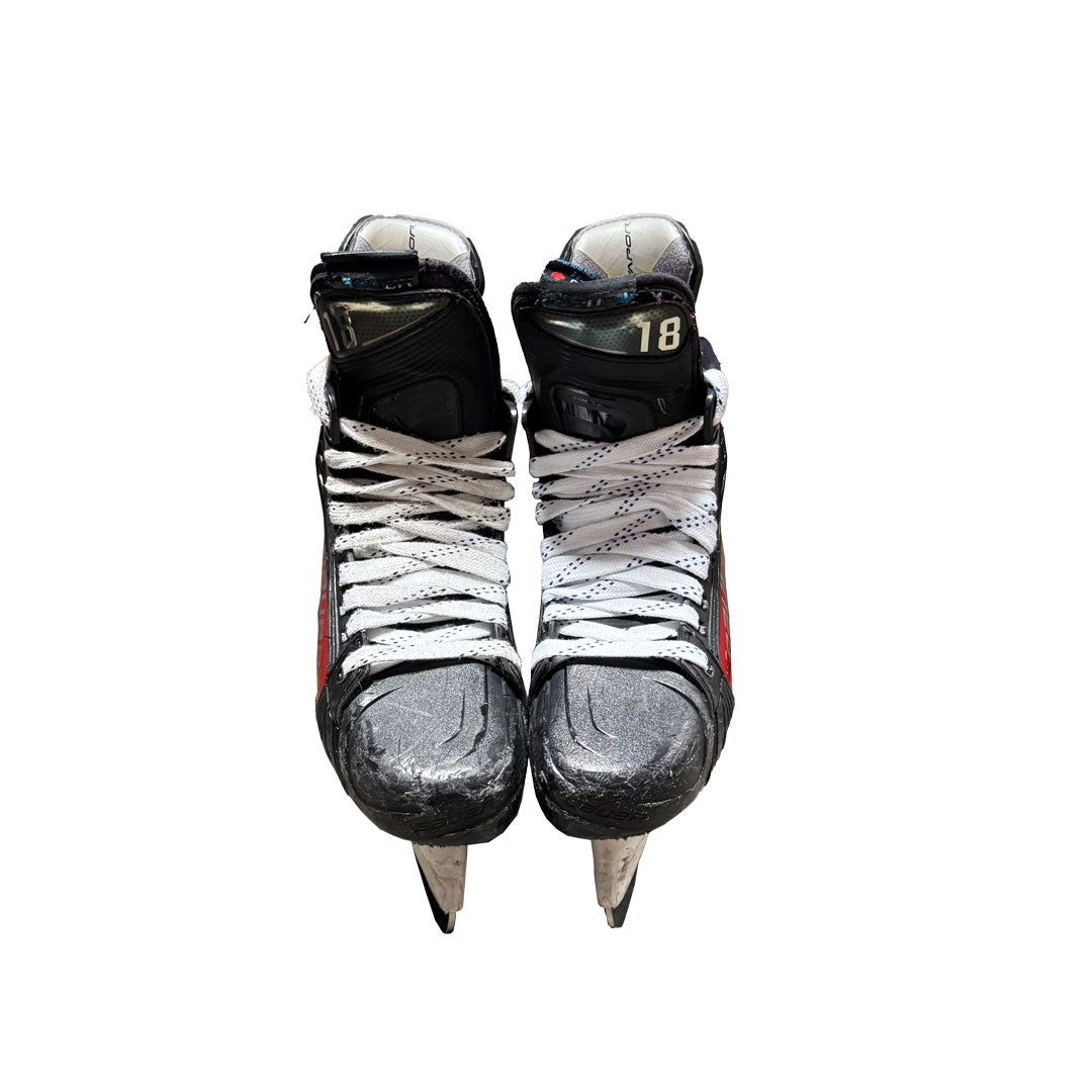 Bauer Vapor Hyperlite 2 - Used Pro Stock Hockey Skate - Size 5 (Red)